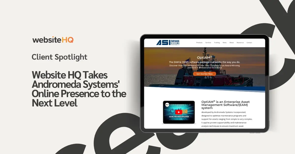 Website HQ Partners with Andromeda Systems